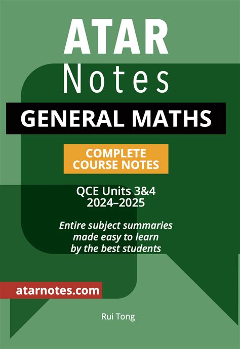 Complete Course Notes Atar Notes