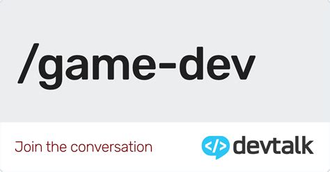 Trending In Game Devlearning Resources Devtalk