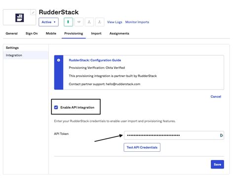 Okta SCIM Configuration RudderStack Docs