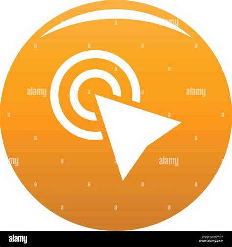cursor click element icon simple illustration of cursor click element