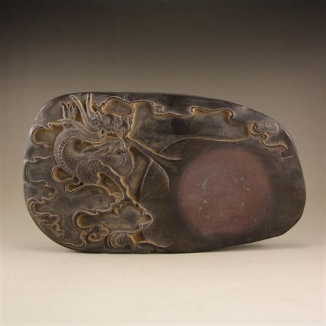 Sold Price Vintage Chinese Qing Dynasty Duan Inkstone W Fortune Dragon May 6 0117 1 00 Pm Edt
