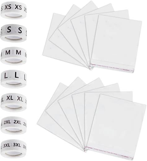 3500pcs 1 Inch Clothing Size Stickers Labels 7 Size Round Self Adhesive