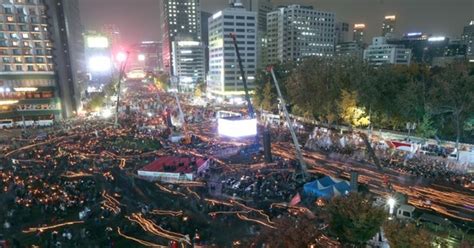 서울광장 출발하는 촛불행렬