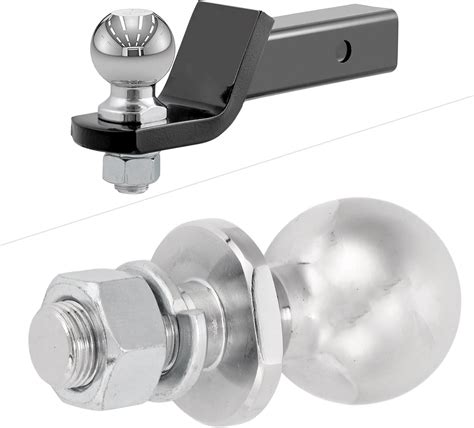 Amazon.com: Tefola Trailer Hitch Ball, Trailer Hitch Towing Ball, 1‑7 ...