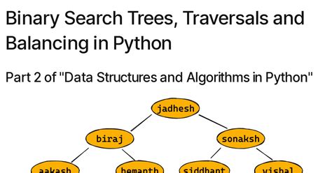 Python Binary Search Trees Notebook By Sai Dikshith Mentorlearner Jovian