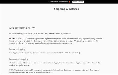 11 Ecommerce Shipping Policy Examples 3 For Dropshipping