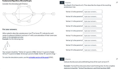 Solved Fundamental Algorithms Directed Graphs Consider The Chegg