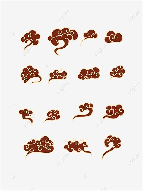 Auspicious Clouds Vector Hd Images Chinese Style Retro Classical