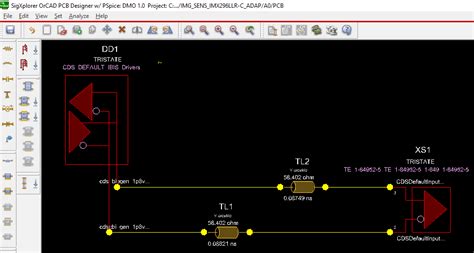 Отображение линии связи в Sigxplorer Sigrity Cadence Форум Electronix