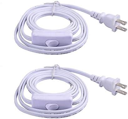 Pack Lamp Cord With Button Switch Pure Copper Power Extension Cord Lamp Cord Stripped Ends