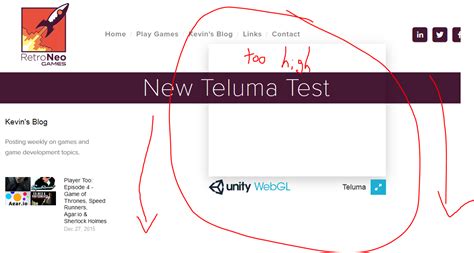 unity webgl builds on a squarespace site questions and answers unity