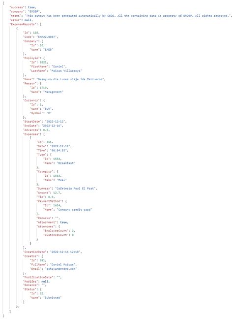 GEOS API Documentation