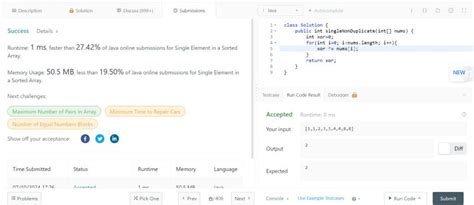 Day79 Of 100daysofcode Single Element In A Sorted Array Nandhini