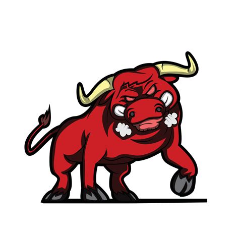 Angry Bull Illustration 14563974 Vector Art At Vecteezy