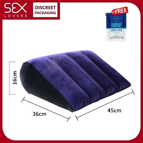 PVC Magic Inflatable Triangle Sex Pillow Love Position Adult Sex Toys For Couple Shopee