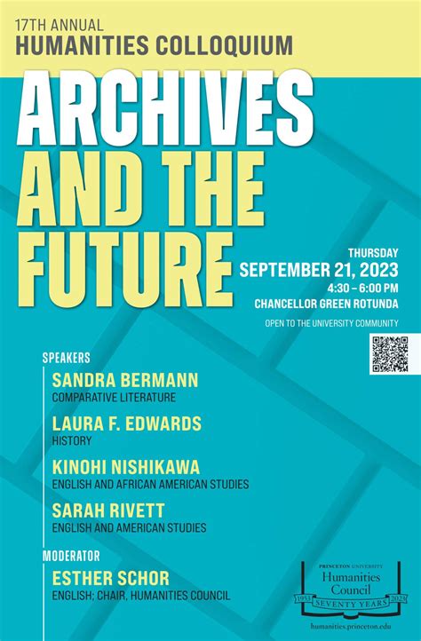 Annual Humanities Colloquium — Princeton University Humanities Council