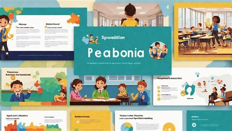 School Template Premium Ai Generated Image