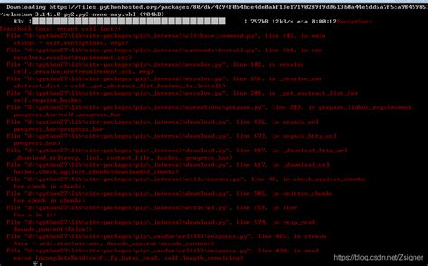 【python】python Pip安装报lib包错误 Csdn博客