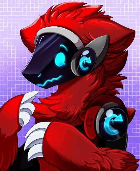 Portrait Comm Protogen By Pridark On Deviantart Furry Drawing Anime