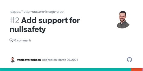 Add Support For Nullsafety · Issue 2 · Icappsflutter Custom Image Crop · Github