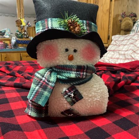 Snowman Doorknob Greeter Etsy