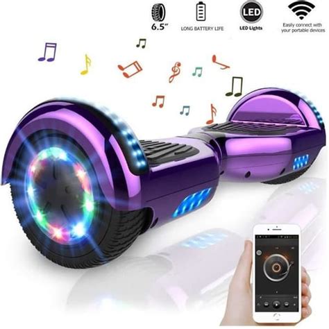 65” Hoverboard Integrerad Bluetooth Segway E Scooter Elektrisk