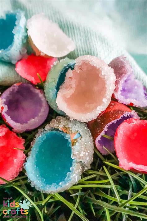 Growing Eggshell Crystal Geodes Science Experiment