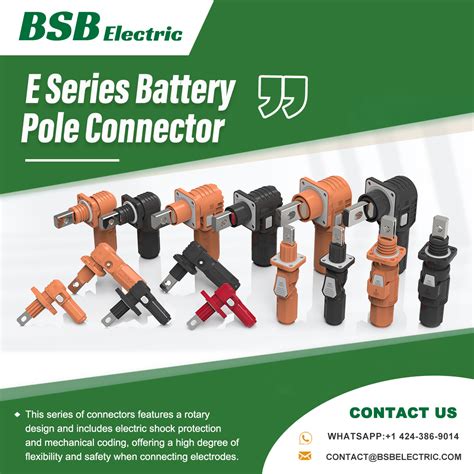Bsb ⚡ Bsb E Series Battery Pole Connectors Powering The Future Of