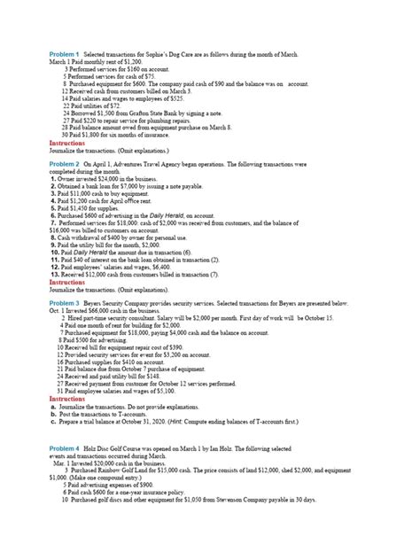 Chapter 2 Math For Practice Pdf Debits And Credits Salary