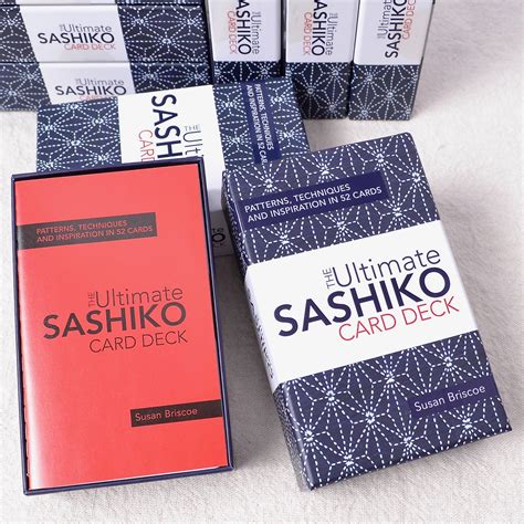 Classic Sashiko Easy Graphing Kit With 52 Sashiko Patterns A Threaded