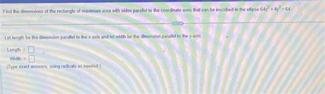 Solved The Function F X Y 8x2 Y2 Has An Absolute Maximum
