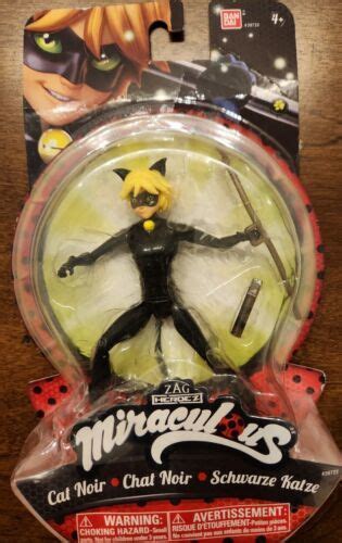 Miraculous Ladybug Cat Noir Doll 5 5 Action Figure Zag Heroez Bandai 4607077692