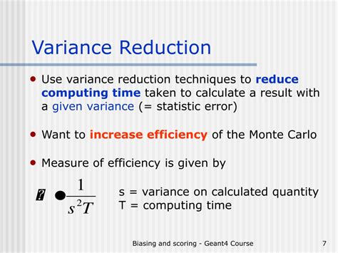Ppt Understanding Biasing And Scoring In Geant4 Simulation Powerpoint