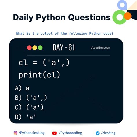 Python Coding On Linkedin Python Coding Challenge Day 61 What Is