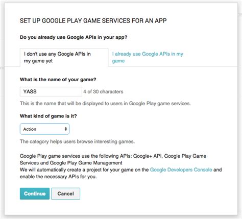 Integrating Google Play Services