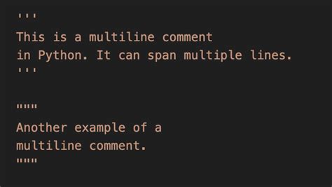 Python Multiline Comment Syntax Devrescue