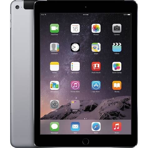 Apple 64GB iPad Air 2 (Wi-Fi + 4G LTE, Space Gray) MH2M2LL/A B&H