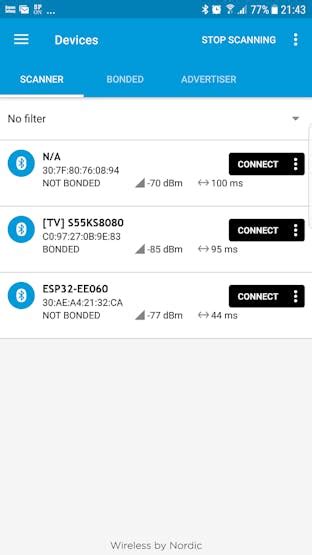 esp32 ble environmental gatt server