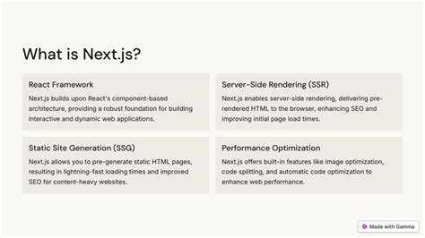 Ppt Nextjs Elevate Web Performance Powerpoint Presentation Free