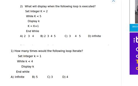 solved 5 what will be displayed after the execution of