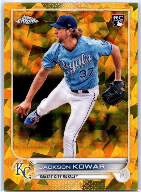 2022 Topps Chrome Sapphire Edition Jackson Kowar 264 Gold 50 Rc For Sale Online Ebay