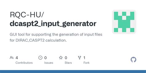 Github Rqc Hudcaspt2inputgenerator Gui Tool For Supporting The