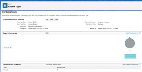 How To Create A Custom Report Type In Salesforce