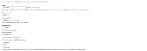 Drupal Adding Rendered Entity As An Option For Entity Embed Stack