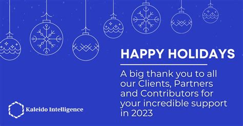 kaleido intelligence on linkedin 🎄 happy holidays from the kaleido