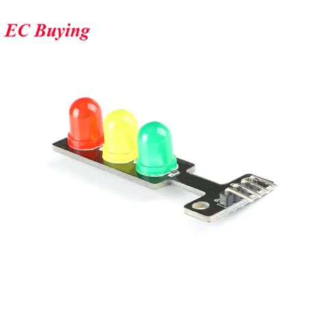 5 шт Dc 5 в мини светофор светодиодный дисплей модуль 5 мм красный желтый зеленый для Arduino