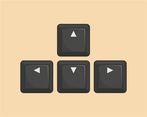 Cursor Key Arrangements The Four Cursor Keys Up Down Left And Right In The Cursor Key Zone