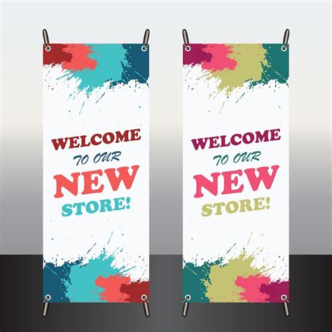 Premium Vector Unique Rollup Design 202425