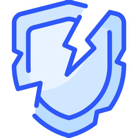 Broken Shield Free Security Icons