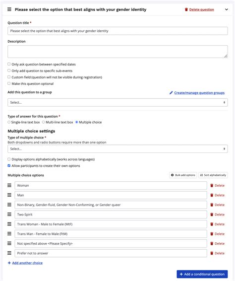 How To Create A Custom Gender Registration Question How Can We Help You